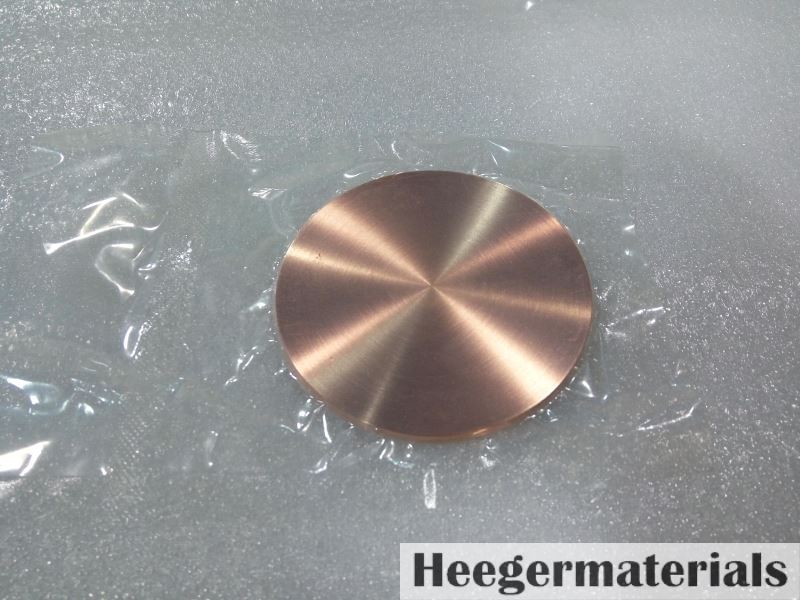 Copper (Cu) Sputtering Target - Heeger Materials Inc