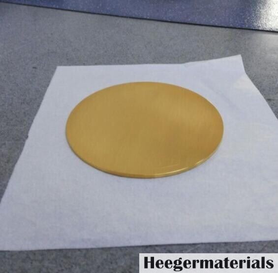 Gold (Au) Sputtering Target - Heeger Materials