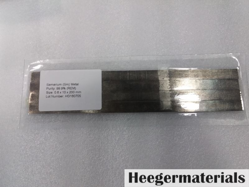Samarium (Sm) Sheet/Foil/Disc - Heeger Materials