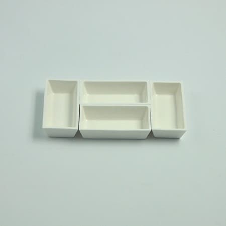Alumina (Al2O3) Ceramic Boats - Heeger Materials